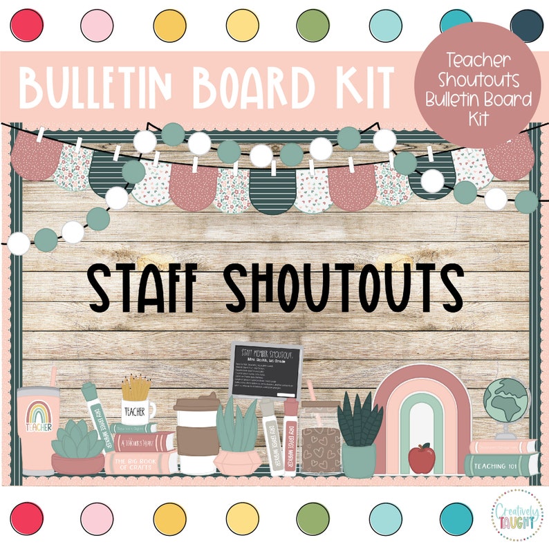 Teacher Appreciation Bulletin Board Kit - Etsy