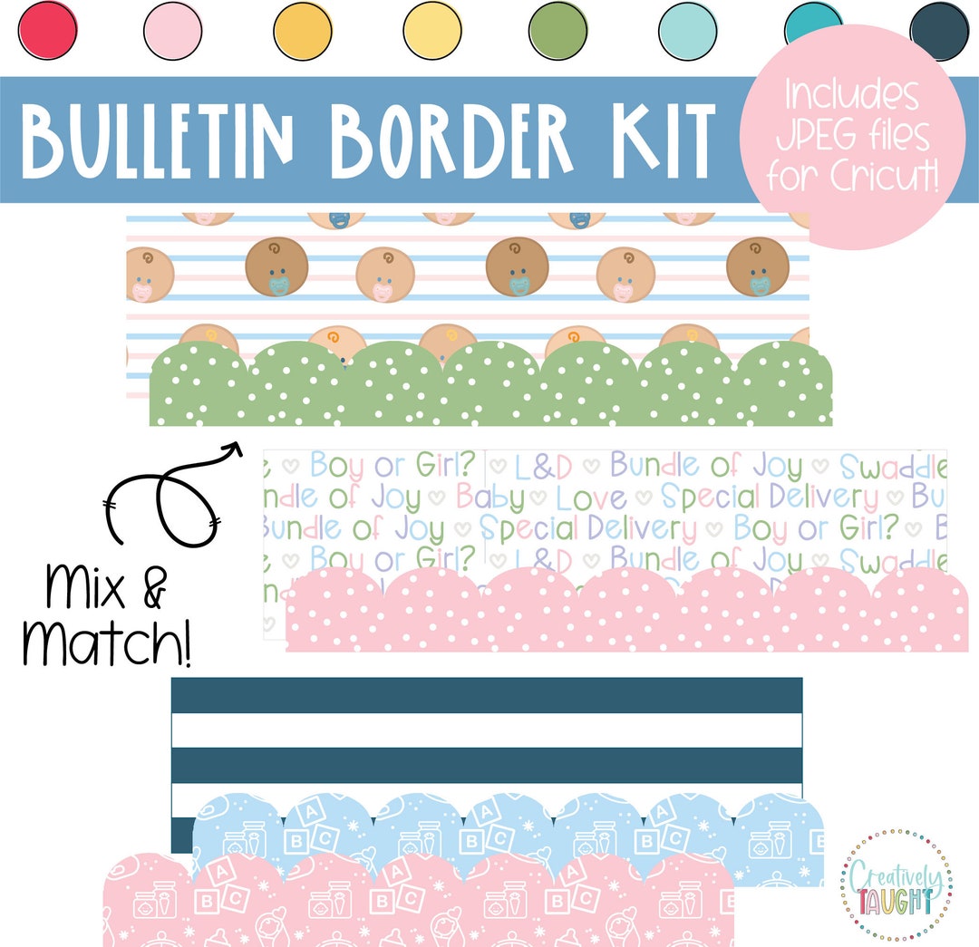 Baby - Maternity - Labor and Delivery - Health Bulletin Board Borders ...