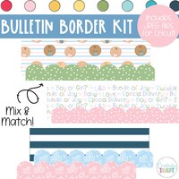 MODERN RAINBOW Bulletin Board Signage & Bunting | Editable | Calm ...