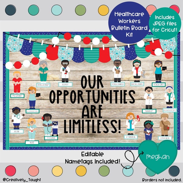 Healthcare Summer Bulletin Board - Etsy