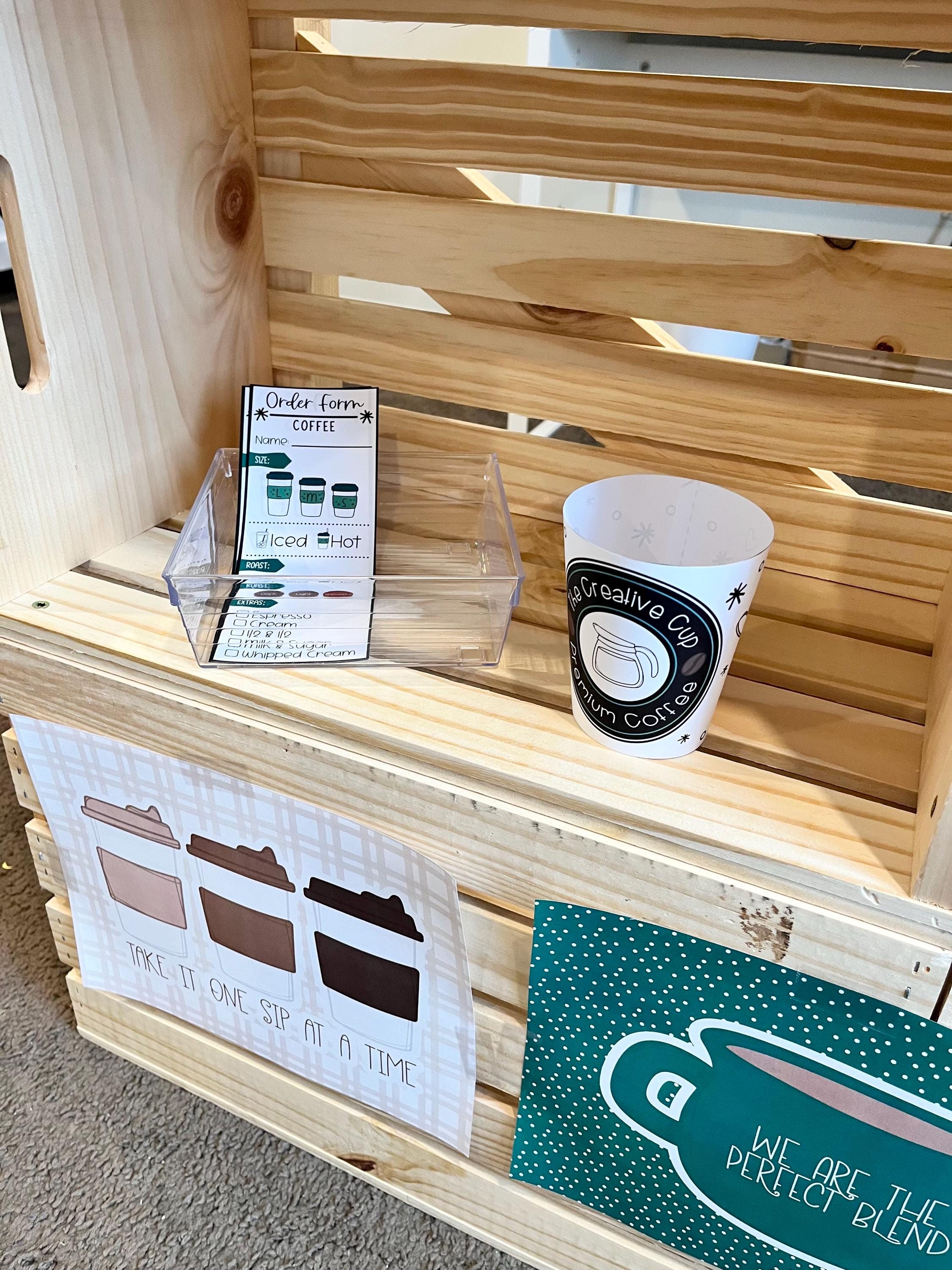 Coffee Cafe Dramatic Play Kit: Printable Classroom Center (PDF Download ...