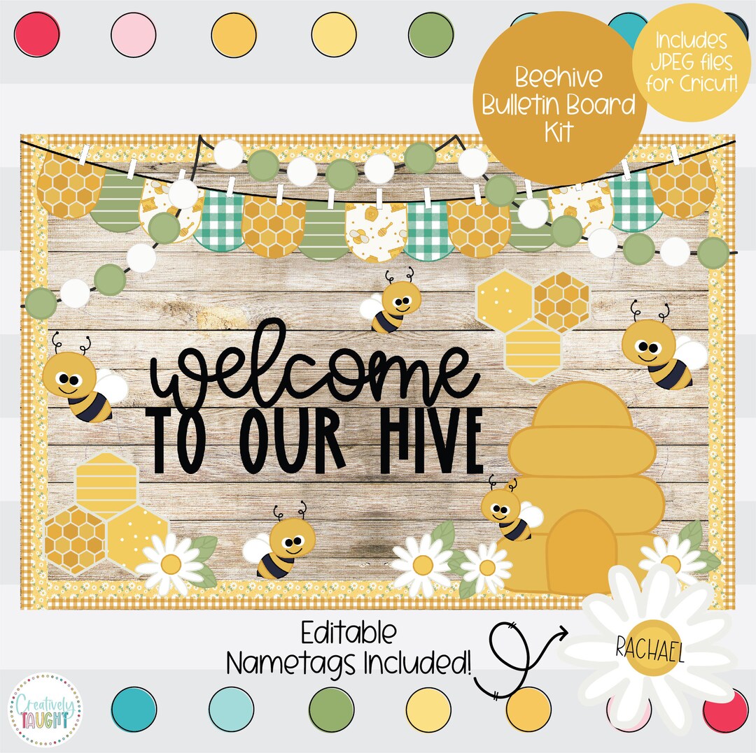 Welcome to Our Hive Bee Kind Back to School Bulletin Board - Etsy