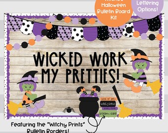 Halloween Bulletin Board or Door Decoration Witches Brew - Etsy