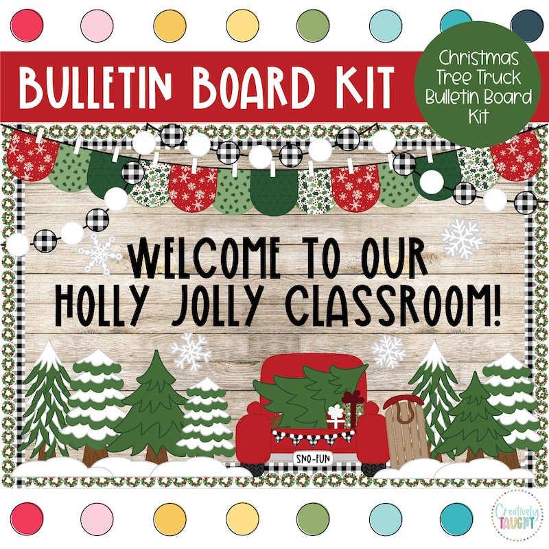 Christmas Bulletin Board Kit - Etsy