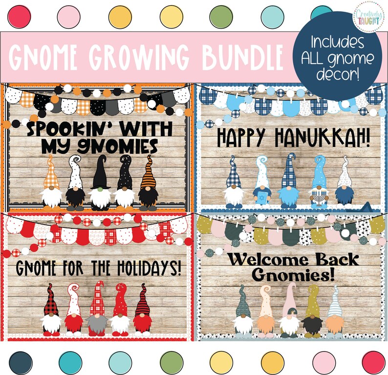 Ultimate Gnome Bulletin Board Bundle ALL GNOME Bulletin - Etsy