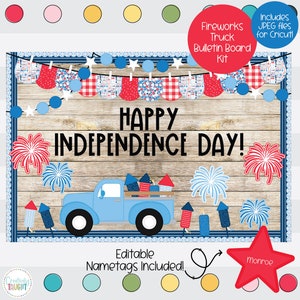 Fireworks- July 4th- Patriotic Bulletin Board- Summer Bulletin Board ...