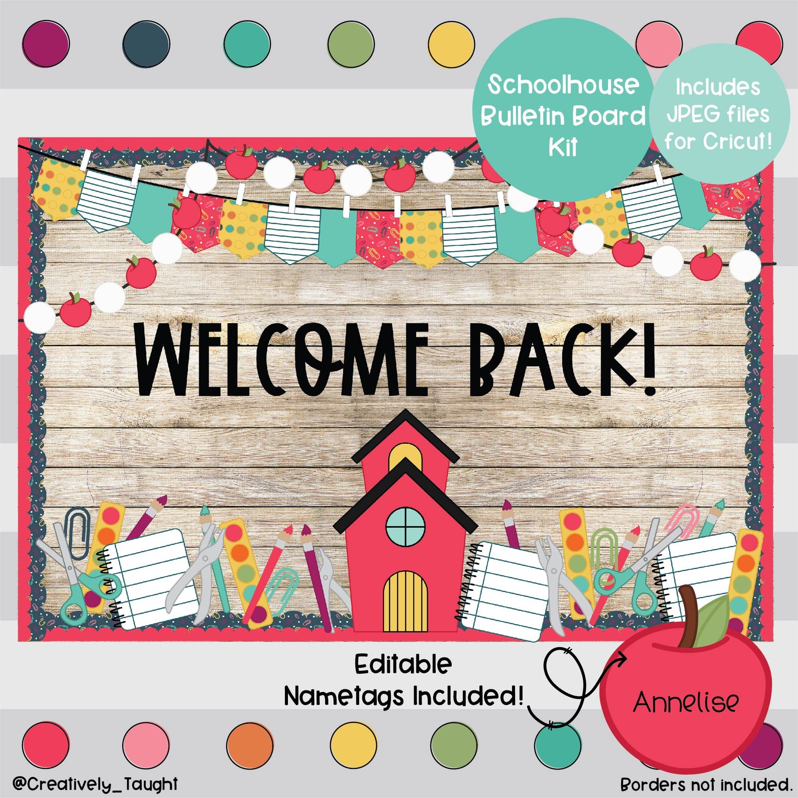 Welcome Back Back to School Fall Bulletin Board Kit - Etsy