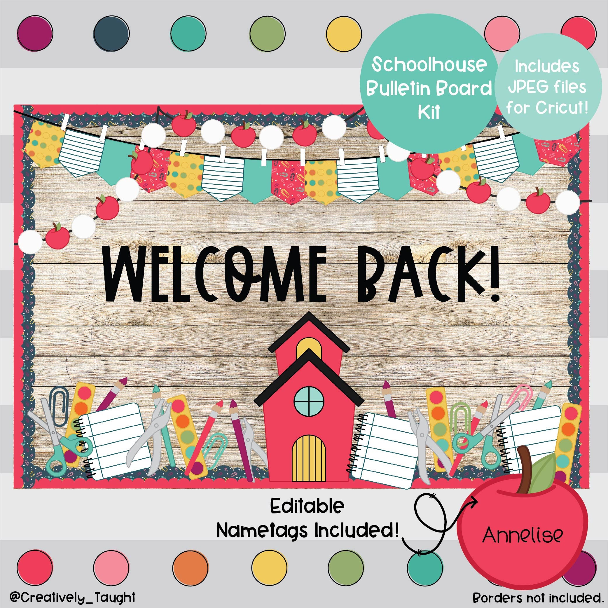 Welcome Back Back to School Fall Bulletin Board Kit - Etsy