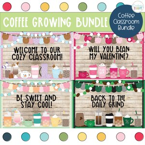 Ultimate Coffee Bulletin Board Bundle ALL COFFEE Classroom Decor - Etsy