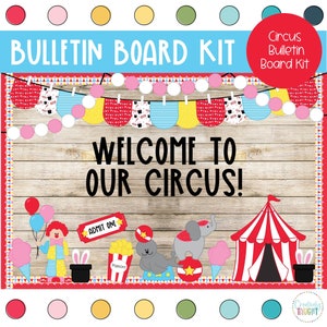 Circus - Carnival Classroom Theme Bulletin Board Kit - Etsy