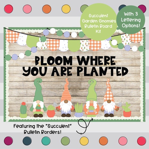 Winter Gnomes January Bulletin Board Kit - Etsy Canada