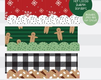 Gingerbread Christmas Bulletin Board Kit December Bulletin - Etsy
