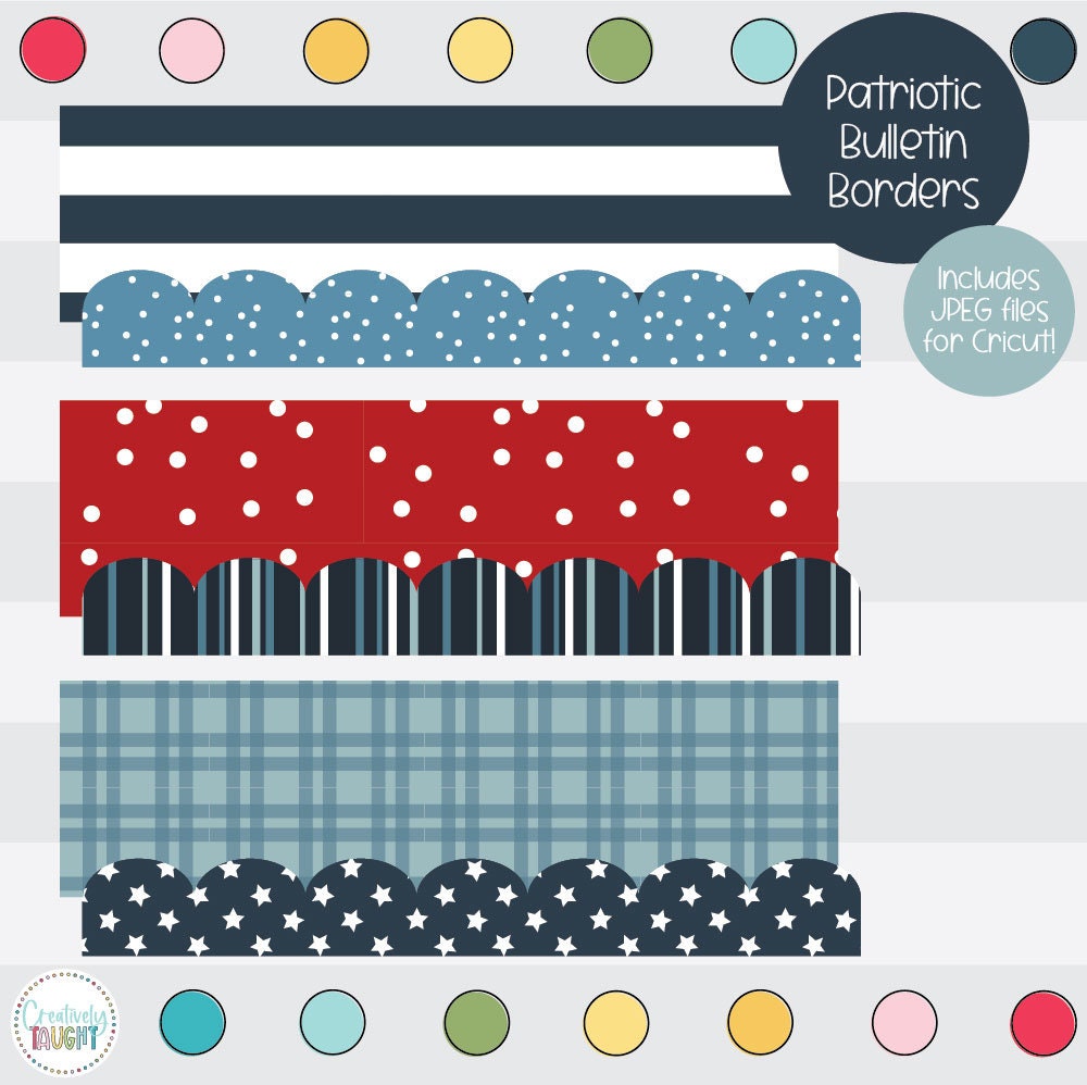 Printable Patriotic Borders