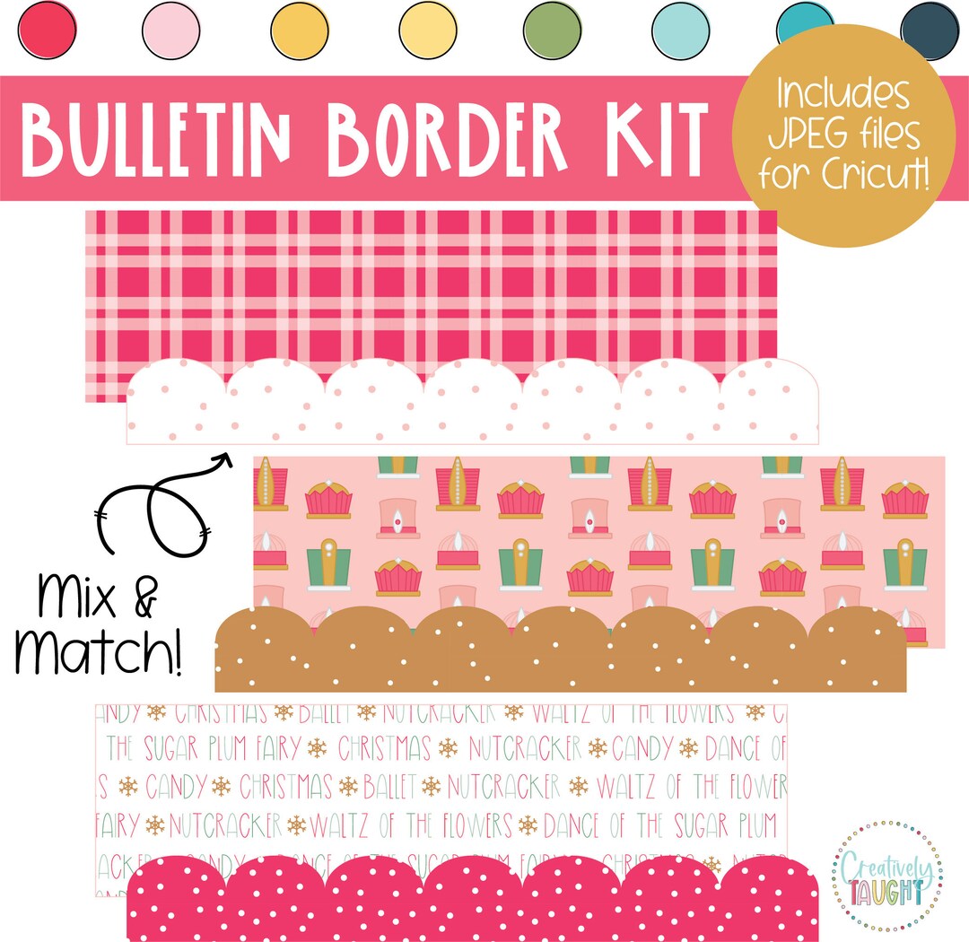 Nutcracker - Christmas - December Bulletin Board Borders - Etsy