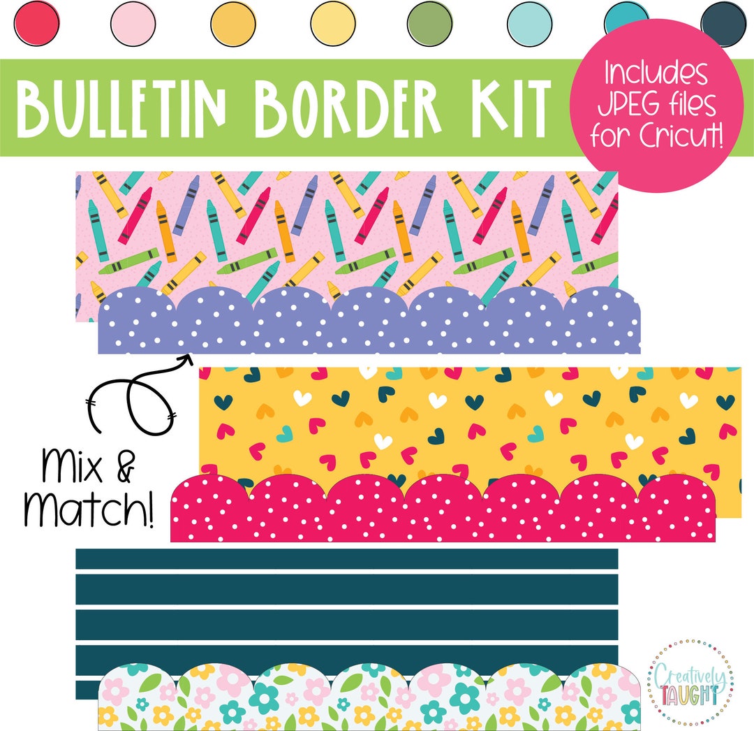 Back to School - August Bulletin Borders - Etsy