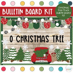 Christmas Tree Truck- Christmas Bulletin Board Kit - Etsy