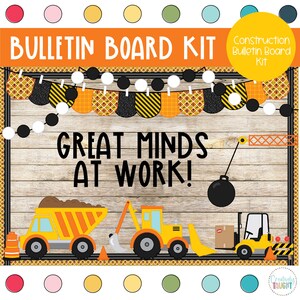 Construction Bulletin Board Kit - Etsy