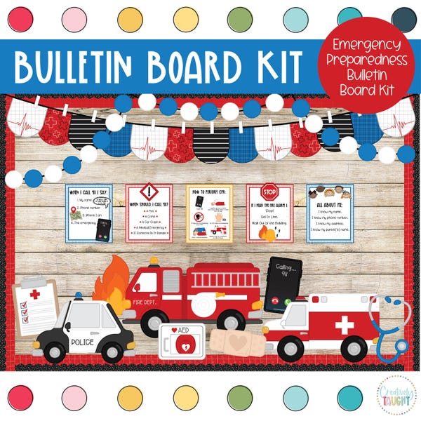 Safety Bulletin Board Ideas Etsy