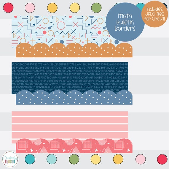 Math Borders For Bulletin Boards