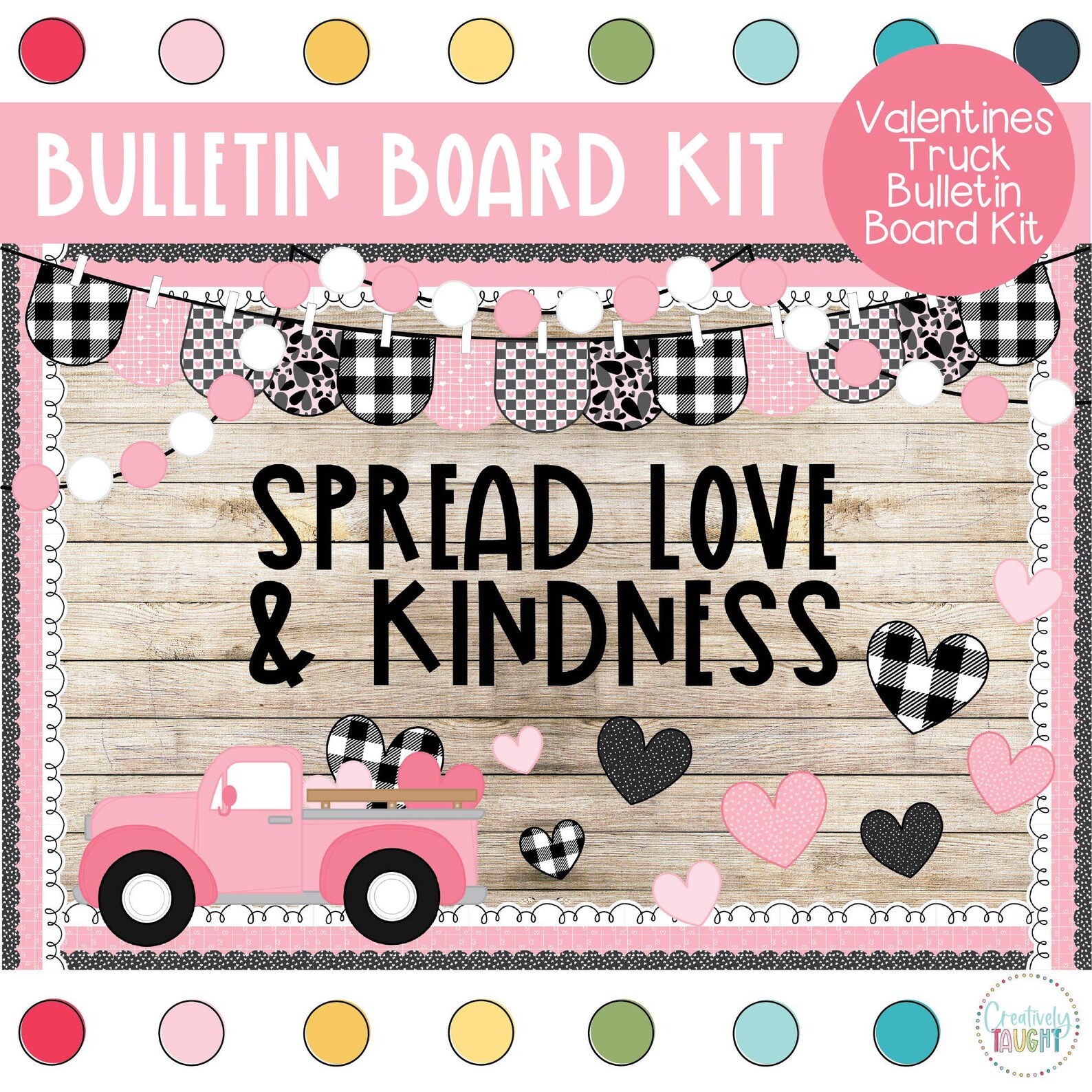 Loads of Love - Valentines Truck - February Bulletin Board Kit - Etsy