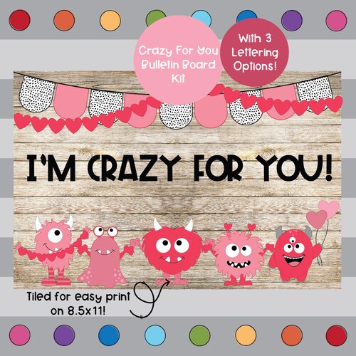 Loads of Love Valentines Bulletin Board Kit | Etsy