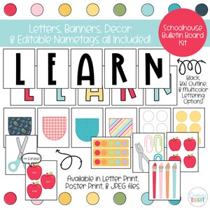 Welcome Back - Back to School - Fall Bulletin Board Kit - Etsy