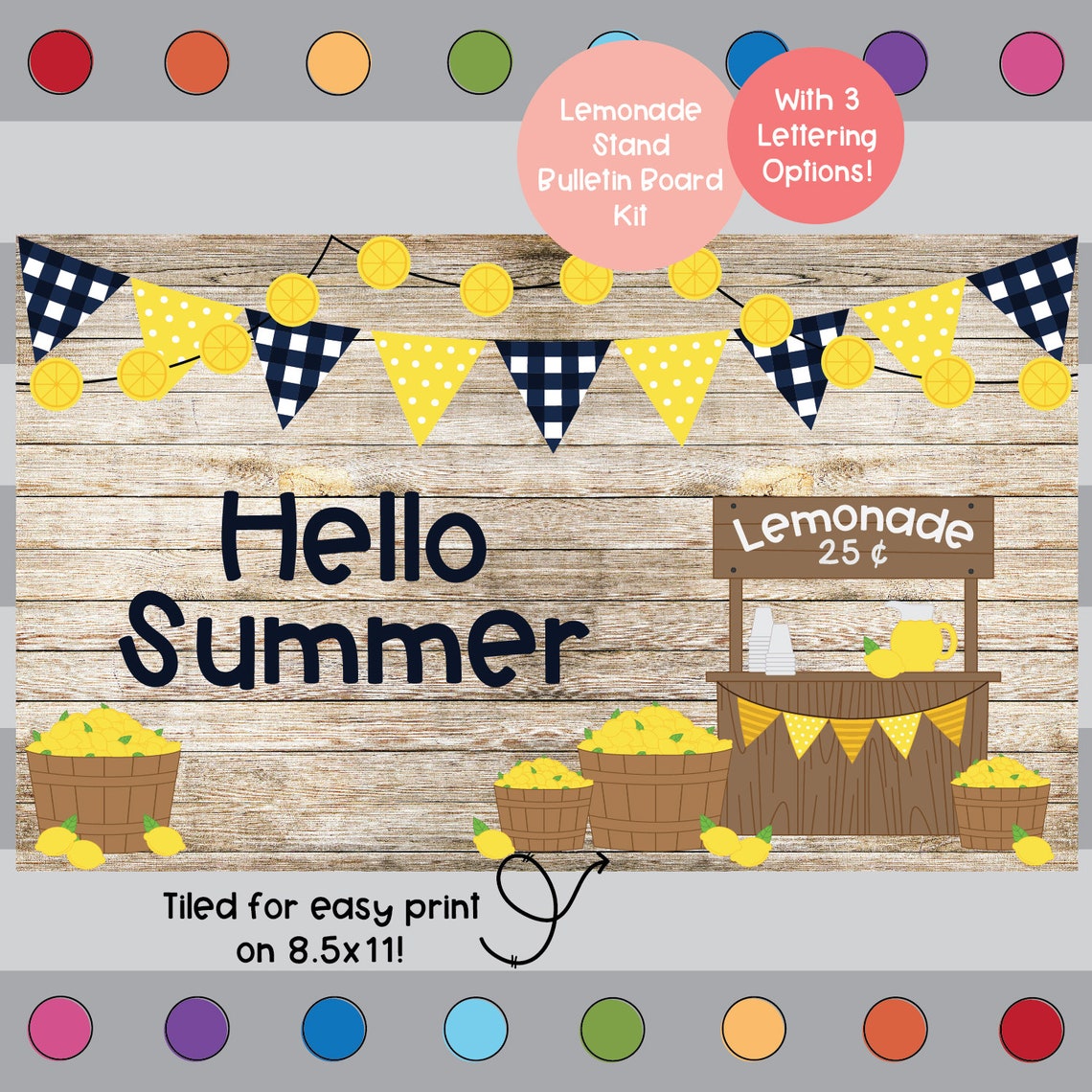 Lemonade Stand Bulletin Board at Victoria Brownlee blog