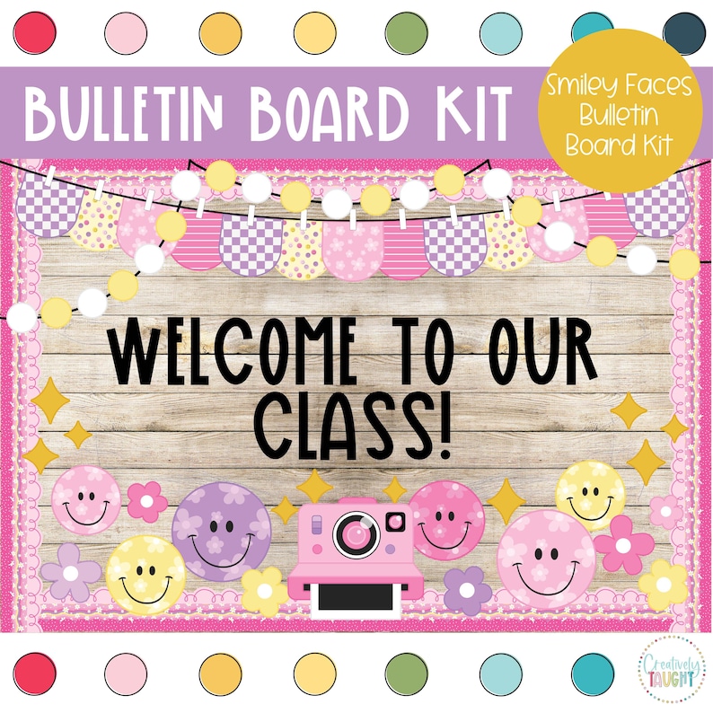 Smileys Back to School Bulletin Board Kit: Digital Health Education ...