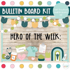 Medical Staff Shoutout Display - Healthcare Heroes - Nurse Shout Out ...