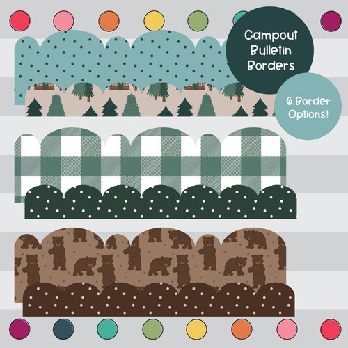 Happy Campers Library Bulletin Board Kit - Etsy