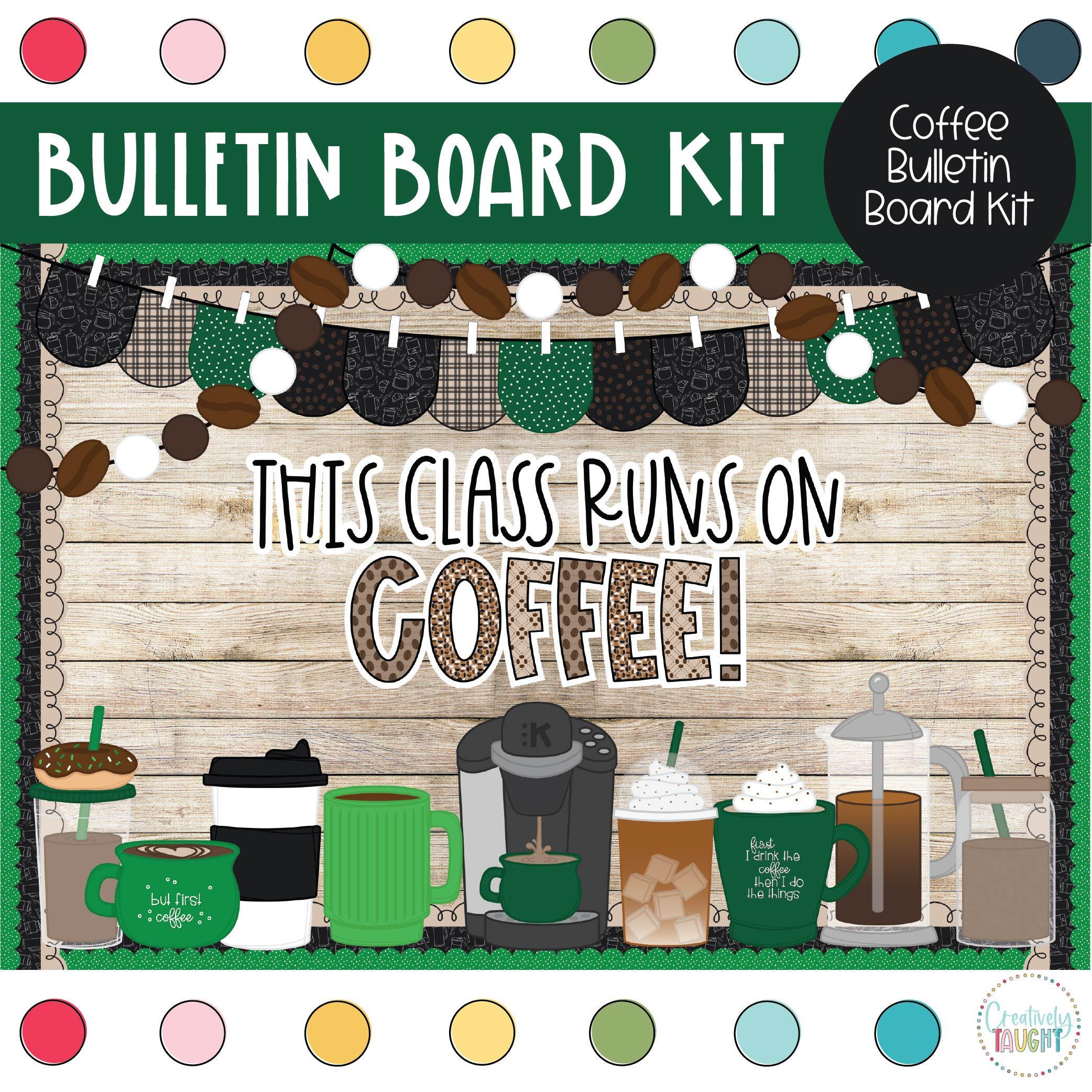 Coffee Bulletin Board Kit: Back to School Decor (digital Download) - Etsy