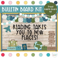 Adventure Bulletin Board Clipart Bundle Classroom Travel Theme Decor ...