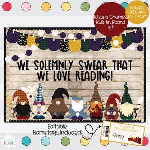 Welcome Back to School Gnomes Bulletin Board Kit Classroom - Etsy