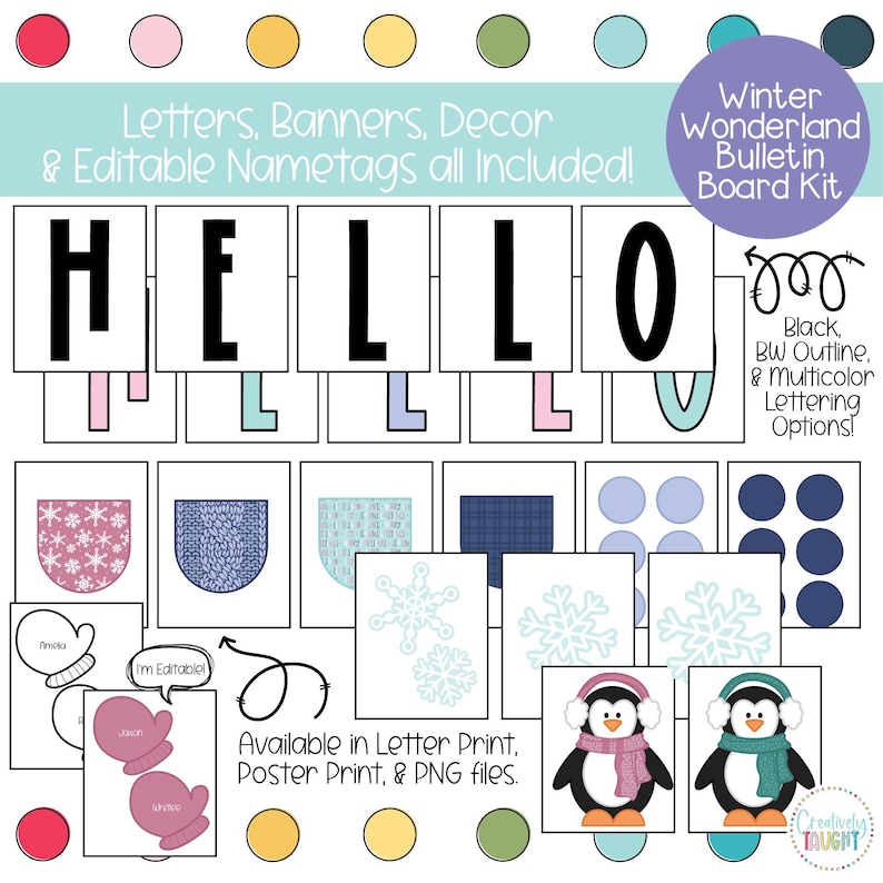 Winter Wonderland - Penguins - Winter - December & January Bulletin ...