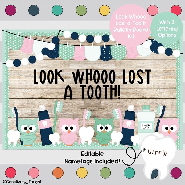 Lost Tooth Bulletin Board - Etsy