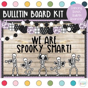 Dancing Skeletons - Halloween - October Bulletin Board Kit - Etsy