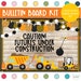 Construction Bulletin Board Kit - Etsy