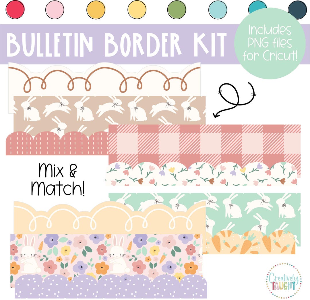 Egg Farm - Easter- Bulletin Board Borders - Etsy