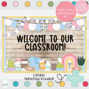 Health Science Health Bulletin Board Kit - Etsy