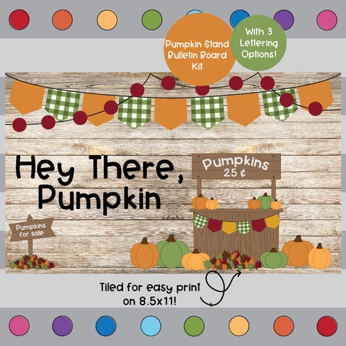 Fall Farmhouse Bulletin Board Kit Fall Bulletin Board - Etsy