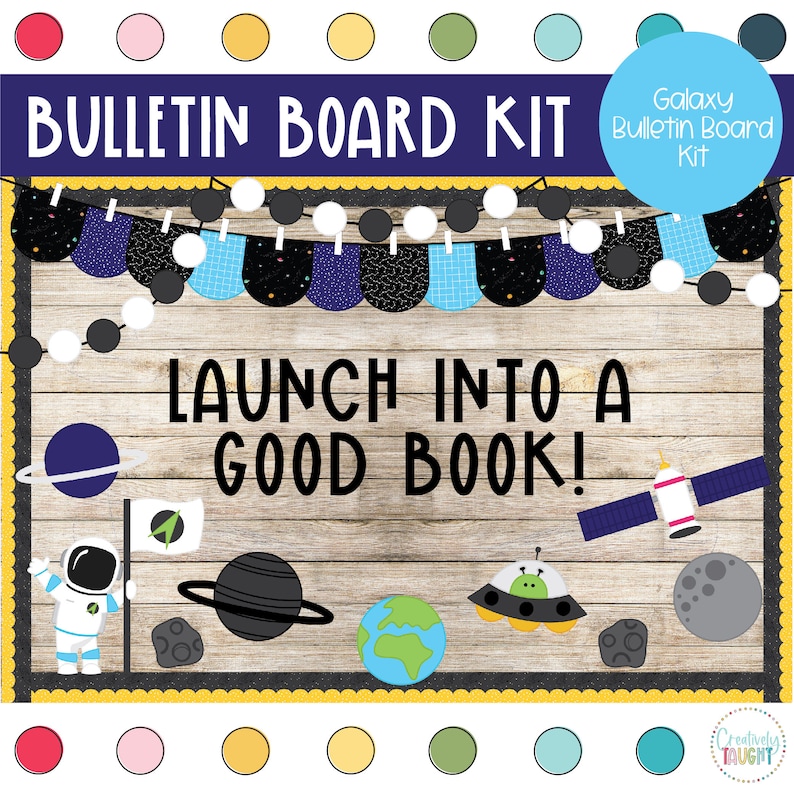 Galaxy - Space Bulletin Board Kit - Etsy