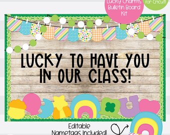 St.patrick's Day Bulletin Board Kit March Board Classroom - Etsy