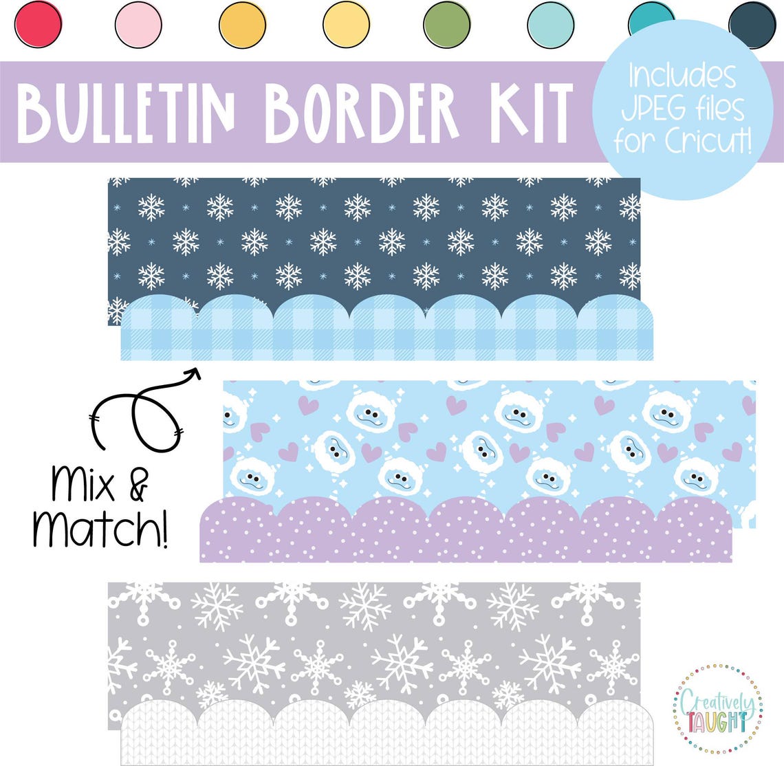 Yeti New Year Bulletin Board Kit (digital Download) - Etsy