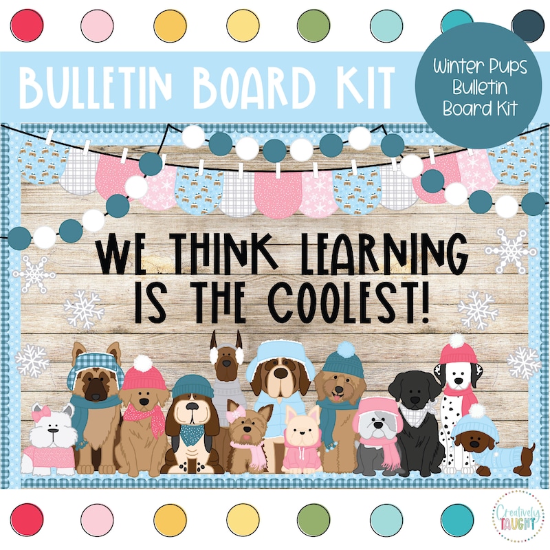 Winter Bulletin Board Kit - Etsy