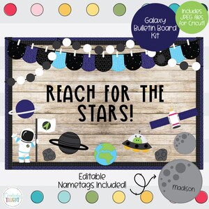 Galaxy Space Bulletin Board Kit - Etsy