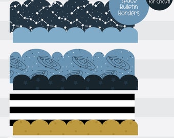 Space Borders Space Bulletin Board Borders Classroom Bulletin Board Borders Planets and Space ...