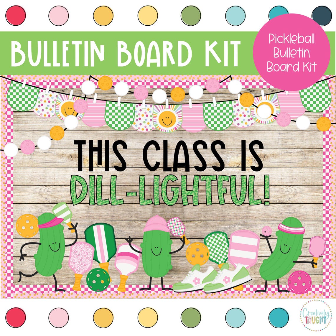 Pickleball Classroom Decor: Bulletin Board Kit (digital Download) - Etsy