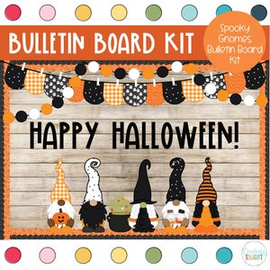 Halloween Gnomies - Fall - Halloween - Bulletin Board Kit - Etsy