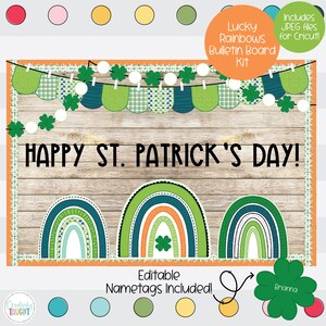 Cutest Clovers in the Patch St. Patricks Day Bulletin Board - Etsy