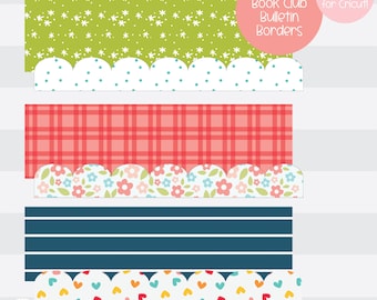 Library Borders, Printable Bulletin Board Borders, Classroom Decor ...